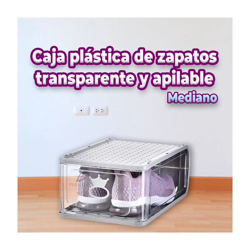 Organizador plegable mediano para zapatos en forma de cajón con 4 ...