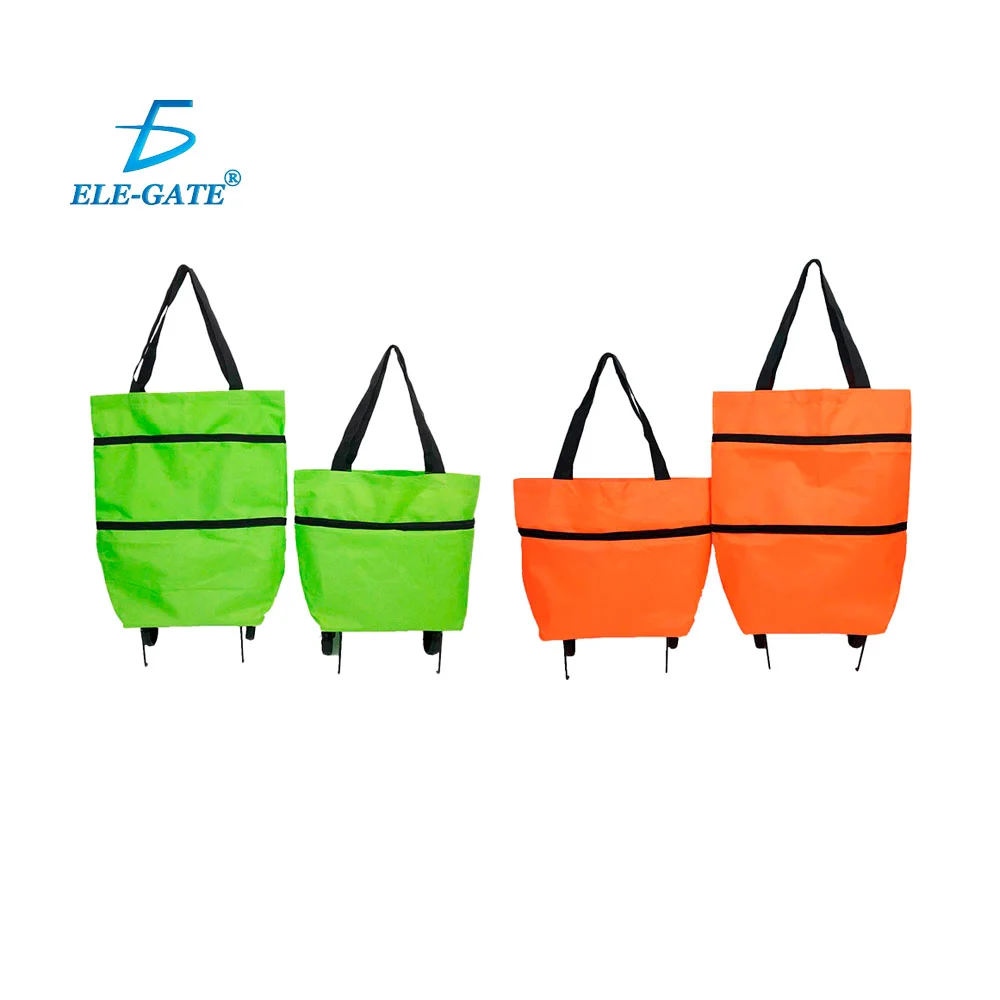 Carrito de compras 2 en 1, bolsa plegable con ruedas, variedad de ...