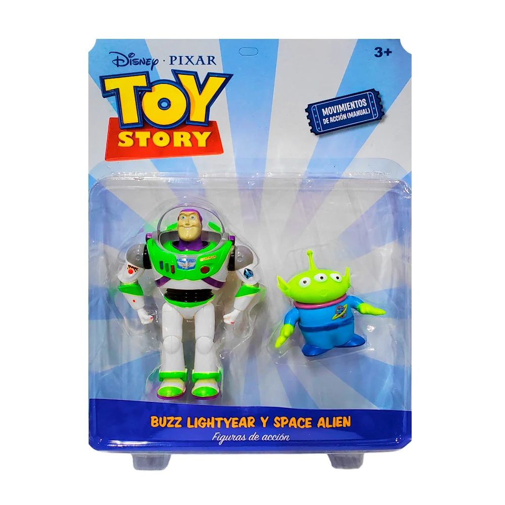Blíster de dos figuras / juguetes de Buzz lightyear y marcianito de toy ...