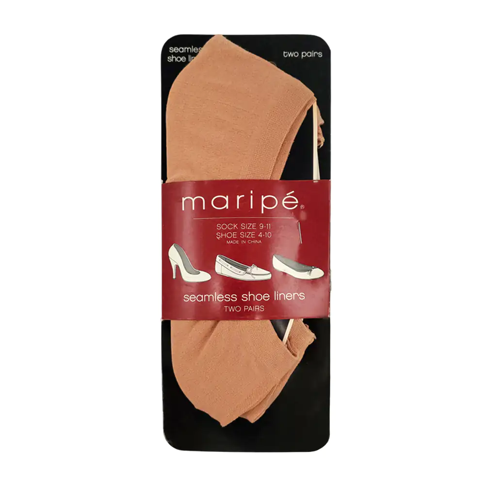 Paquete con 2 pares de tin media para dama maripé, talla 4-10 – Joinet